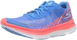 skechers go run razor excess blue/coral 10 b (m)