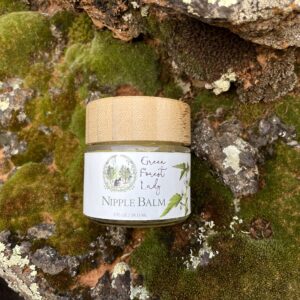 Green Forest Lady Organic Nipple Balm | Breast Feeding Essentials | Lanolin-Free, Gluten-Free | Relieves Soreness, Dryness, Cracking | Nursing Balm | Provides Protective Layer - 2 FL. OZ.