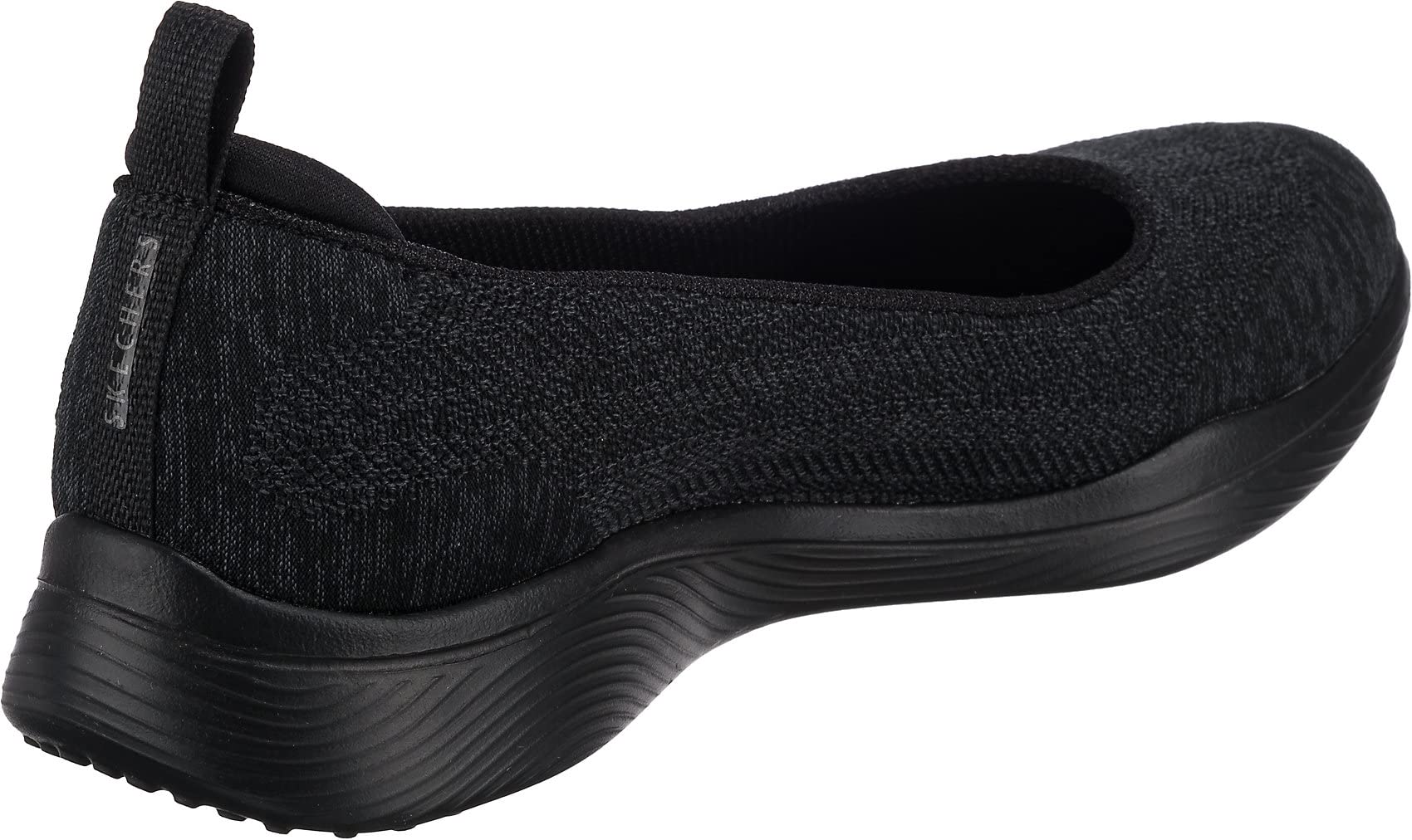 Skechers Women's Microburst 2.0 - Nice Form Slip On Sneakers, Black, 6.5