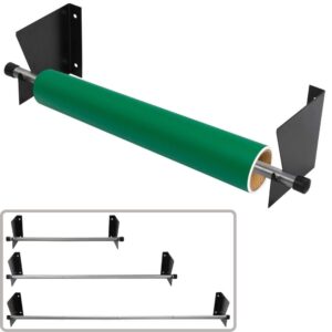 wall mount roll rack holder - 60-inch length adjustable (28"-60")