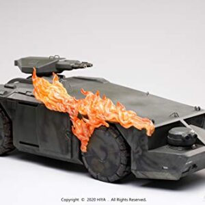 Hiya Toys Aliens: Burning Armored Personnel Carrier 1:18 Scale Vehicle, Multicolor