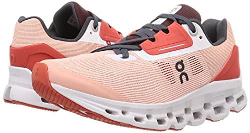 ON Running Cloudstratus Sneaker, 37.5, Red