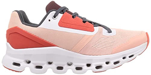 ON Running Cloudstratus Sneaker, 38.5, Red