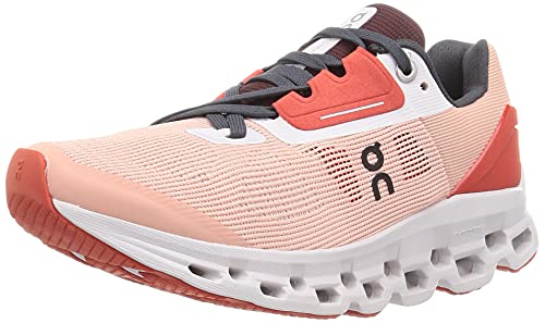 ON Running Cloudstratus Sneaker, 38.5, Red