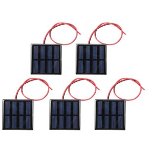 cuifati mini solar panel, 2v 150ma solar panel, diy polysilicon solar cell charger, for solar lawn lights, solar landscape lights