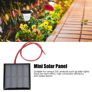 Cuifati Mini Solar Panel, 2V 150mA Solar Panel, DIY Polysilicon Solar Cell Charger, for Solar Lawn Lights, Solar Landscape Lights