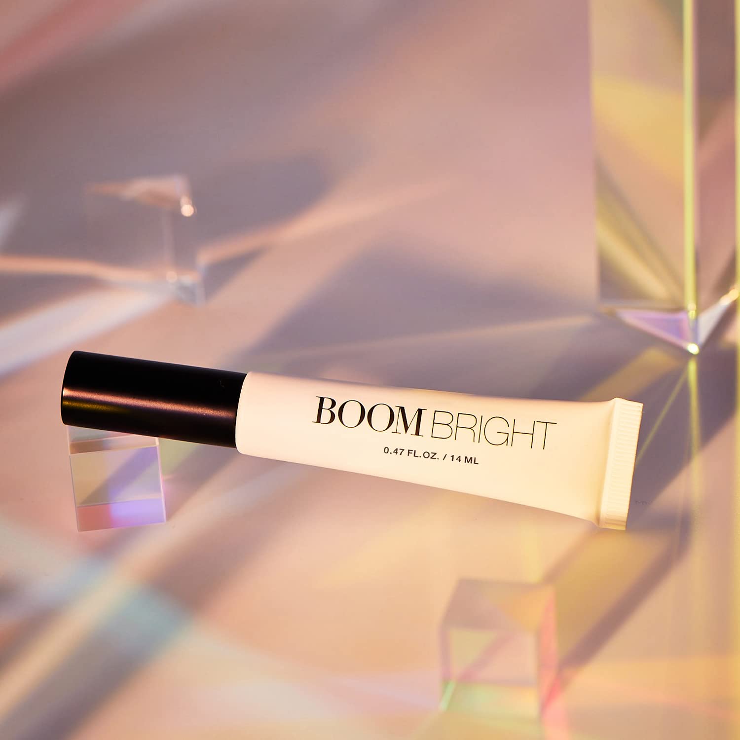 BOOM! Bright Pro Age Mascara - BOOM! by Cindy Joseph Lengthening & Strengthening Hypoallergenic Mascara for Older Mature Women w/Sensitive Eyes (Black)