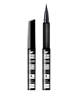 kokie retractable liquid eyeliner, pointed felt tip, waterproof & smudge free, long-lasting, vegan, cruelty-free