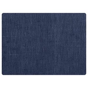 Bungalow Flooring Barbury Weave 9to5 Desk Chair Mat, 3' x 4', Made in USA, Stain-Resistant, Anti-Slip Rubber Backing, Navy