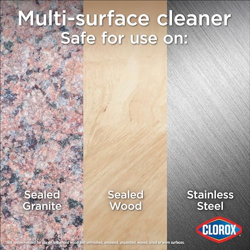 Clorox Multi-Purpose Paper Towel Wipes, Trap and Lift Messes Like a Paper Towel and Kills 99.9% of Bacteria*, Sanitizing Wipes, Jasmine Scent - 75 Wipes