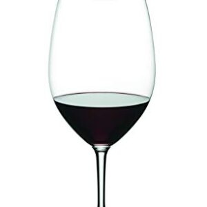 Nachtmann Vivino Bordeaux Glass | Set of 4 Wine glasses 20.6 Ounce Crystal Clear Glass | White or Red Wine Glass Set with Long Stem | Ideal for Tasting Cabernet, Pinot Noir, Bordeaux | Dishwasher Safe