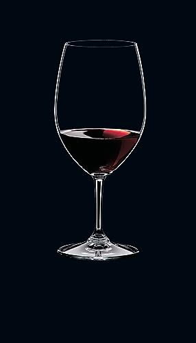 Nachtmann Vivino Bordeaux Glass | Set of 4 Wine glasses 20.6 Ounce Crystal Clear Glass | White or Red Wine Glass Set with Long Stem | Ideal for Tasting Cabernet, Pinot Noir, Bordeaux | Dishwasher Safe