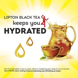 Lipton Tea Bags, Black Tea for Iced Tea or Hot Tea, 200 Count (Pack of 2)