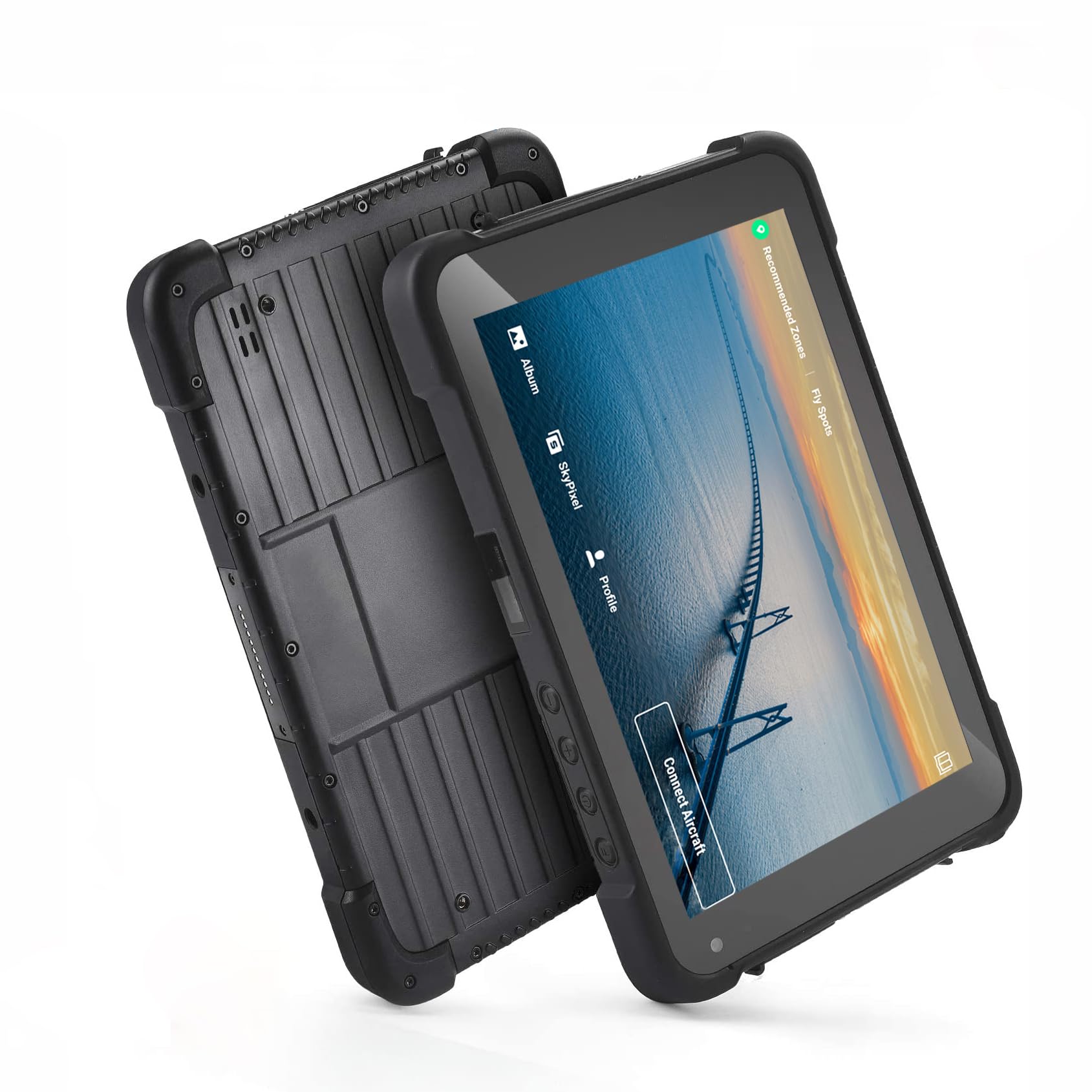 Bix Rugged Android Tablet | 8inch Ultra Brightness Sunlight Readable Tablet for Drone | 8GB RAM 128GB ROM 8-Core CPU Android 12 |Waterproof Tablet for Enterprise Mobile Field Work