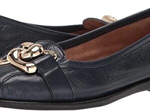 Aerosoles Women's Bristol Ballet Flat, NAVY LEATHER, 9