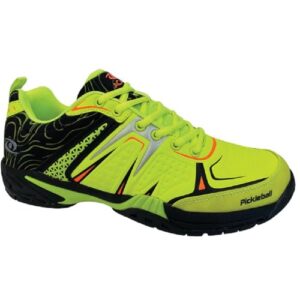 acacia unisex-adult pickleball shoes, lime/black, 7.5