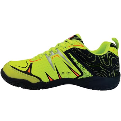 ACACIA Unisex-Adult Pickleball Shoes, Lime/Black, 7.5