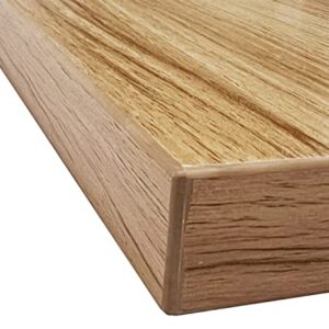 FuwFuz Wood Table Top 48"x24", Solid One Piece Wood Desktop for Sit Stand Desk, DIY Desk for Home or Commercial Use, Rectangular, 1 inch Thick (Walnut, 48"x24"x1")