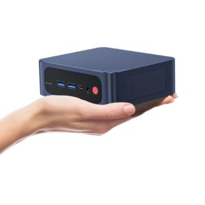 beelink intel 12th mini pc sei12| core i5 mini computers i5-12450h turbo 4.4ghz 8c/12t intel plus graphics 16gb ddr4&500gb ssd, dual 4k displays, wifi 6, bluetooth 5.2, low-power gaming pc