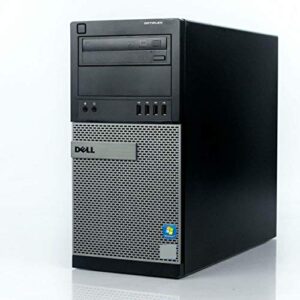 dell optiplex desktop computer tower pc, intel core i5 3.10ghz, 16gb ram, 128gb ssd + 500gb hdd, windows 10, nvidia gt730 graphics card, bto keyboard & mouse, hdmi, bto wi-fi (renewed)