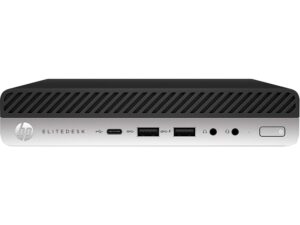 hp elitedesk 800 g3 mini pc 8gb 256gb ssd intel core i5-7500t win10, black (renewed)