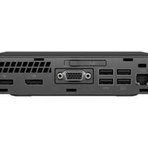 HP EliteDesk 800 G3 Mini PC 8GB 256GB SSD Intel Core i5-7500T Win10, Black (Renewed)