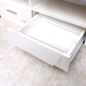 Shelf Liner Drawer Liner EVA Non-adhesive Non-slip Waterproof Table Place Mat Transparent for Cupboard Cabinet Refrigerator(#2 stripe 120 * 30cm)