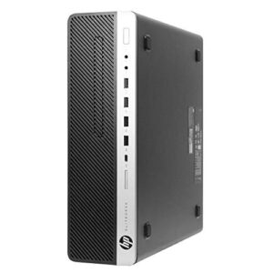 hp elitedesk 800 g3 small form desktop, intel core 7th gen i5 7500 3.4ghz, 32gb ddr4 ram, 1tb ssd hard drive, usb type c, windows 10 pro (renewed)