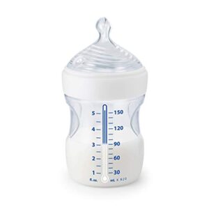 NUK Simply Natural Baby Bottles with SafeTemp Gift Set - Includes 4 Bottles, 3 Pacifiers, and 2 Replacement Bottle Nipples