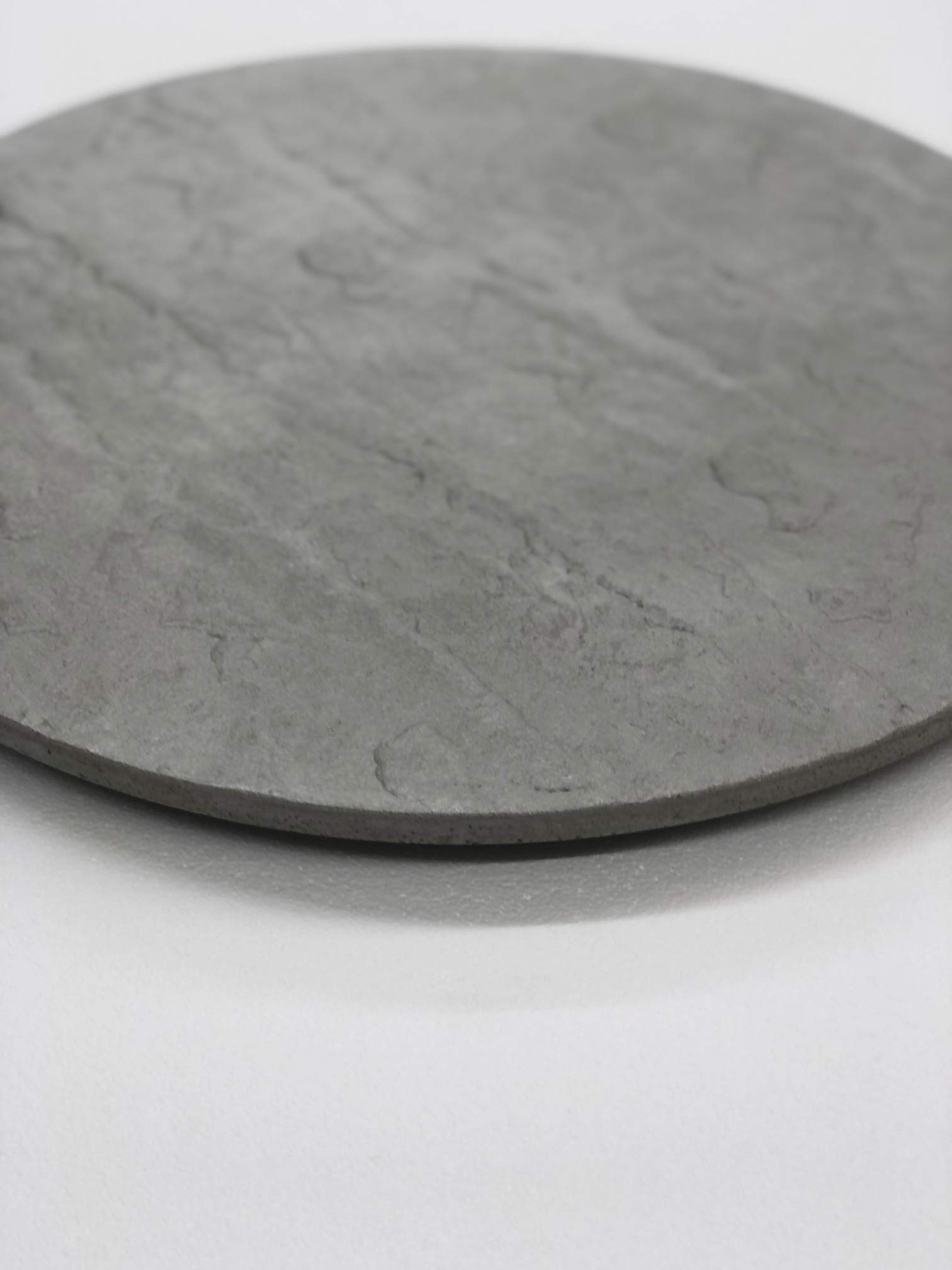 Concrete Cement Lazy Susan Unique, Hand Crafted, Gray, Turntable, 360 Degree Swivel, Made in The USA, Home Decor by Concrete Resurrection (21-1/2" Diameter)