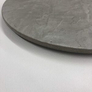 Concrete Cement Lazy Susan Unique, Hand Crafted, Gray, Turntable, 360 Degree Swivel, Made in The USA, Home Decor by Concrete Resurrection (21-1/2" Diameter)