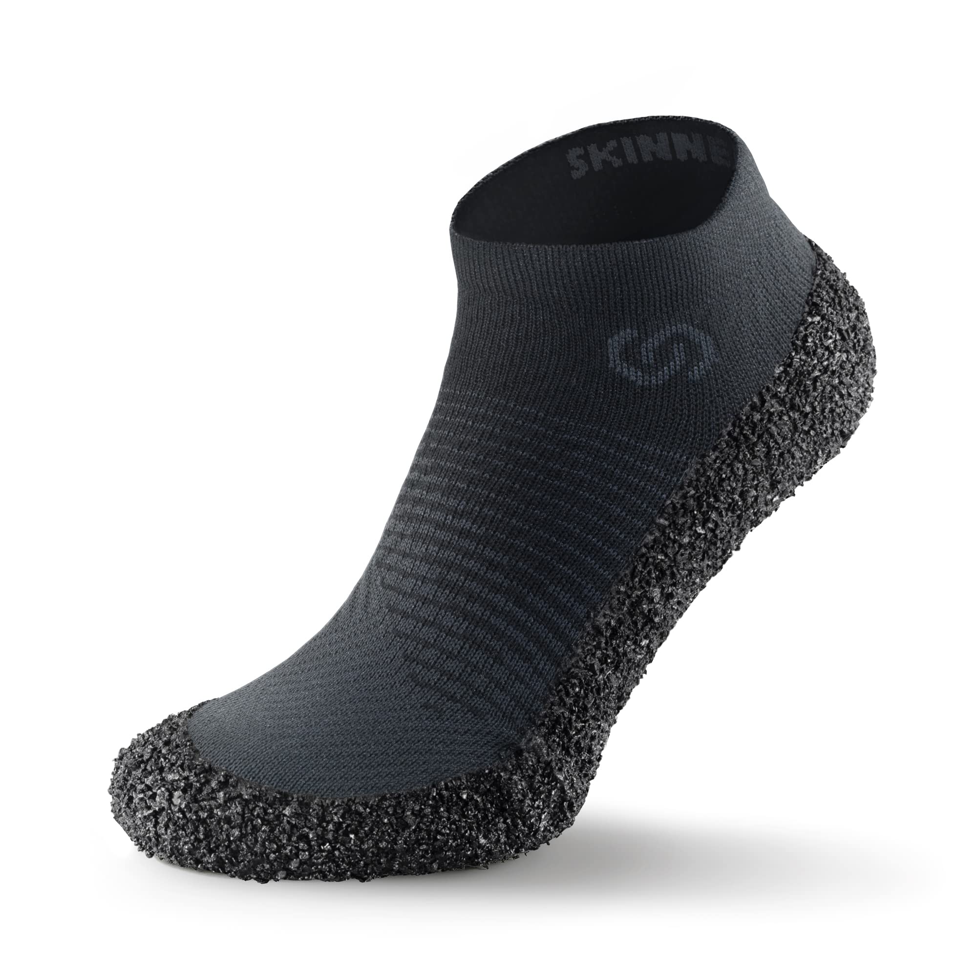 Skinners 2.0 Anthracite | Minimalist Barefoot Sock Shoes for Men & Women | Ultra Portable Lightweight & Breathable Footwear