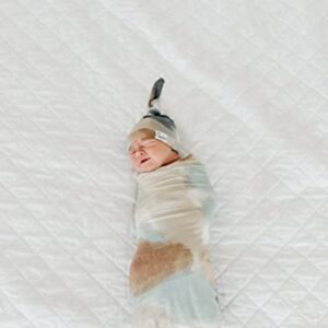 Copper Pearl Large Premium Knit Baby Swaddle Receiving Blanket Picasso