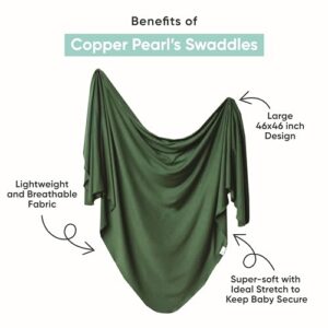 Copper Pearl Large Premium Knit Baby Swaddle Receiving Blanket Picasso