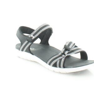 Ryka Savannah II White Wide Sandal Black in Size 11