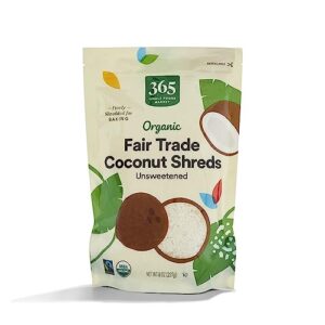 365 by whole foods market, organic shredded coconut, 8 ounce