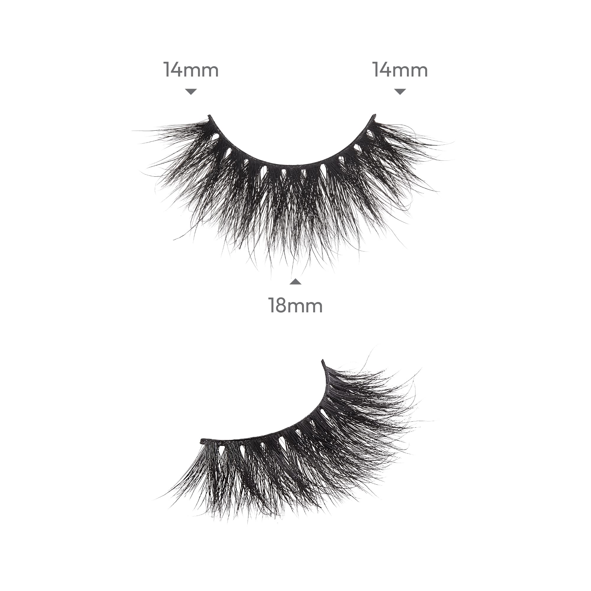 i-ENVY Luxury Mink Collection False Eyelashes 100% Real Mink Glamorous Eye Look Lashes Maximum Fluffiness 3D Multi-Curl Angle (3 Pack)