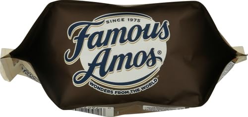 Famous Amos Wonders of the World Belgian Chocolate | Bite-Size Cookies with Chocolate Chips in a Resealable 7 oz Bag