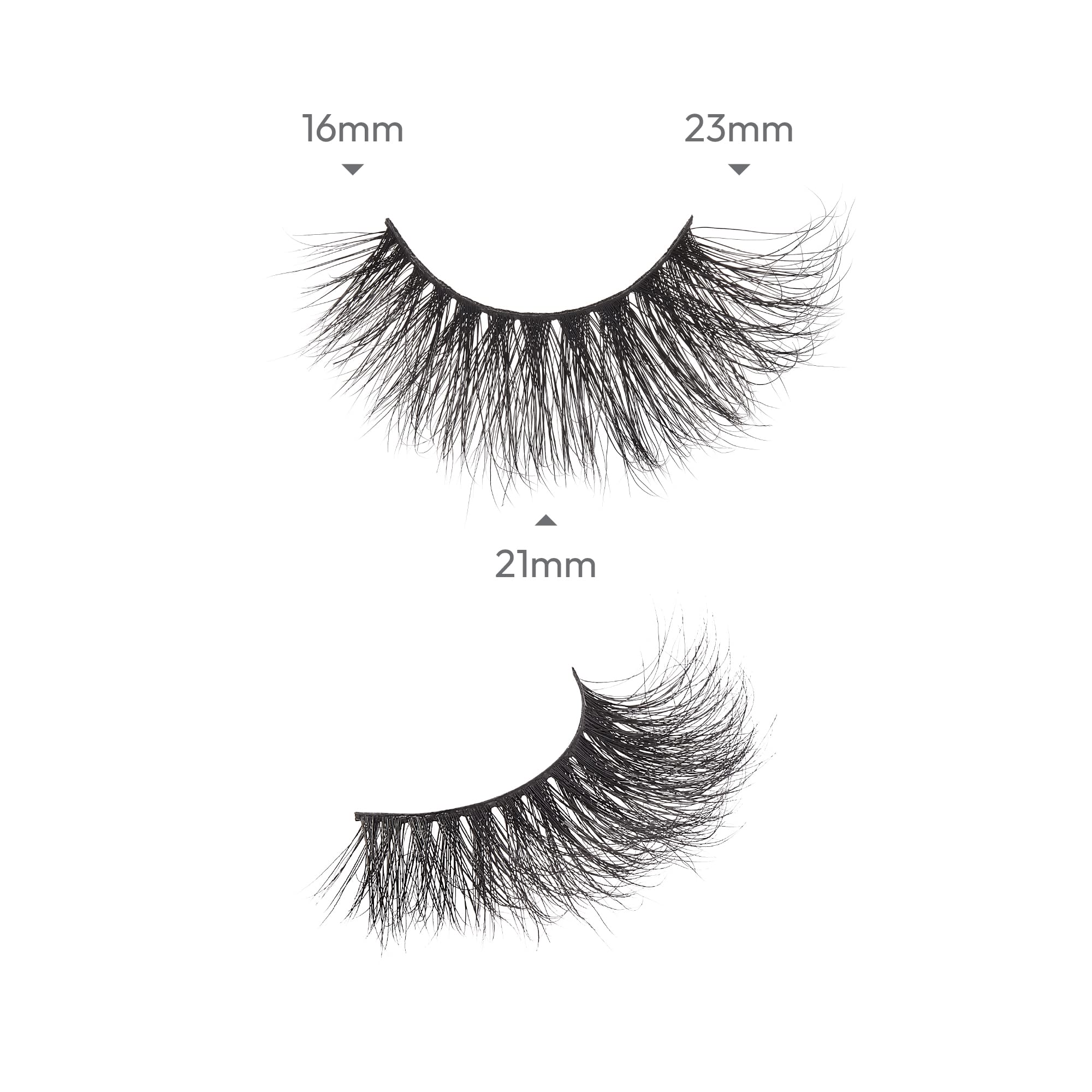 i-ENVY Luxury Mink Collection False Eyelashes 100% Real Mink Glamorous Eye Look Lashes Maximum Fluffiness 3D Multi-Curl Angle (2 Pack)