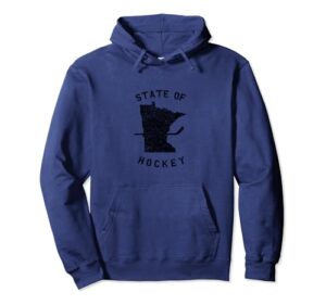 state of hockey minnesota pullover hoodie