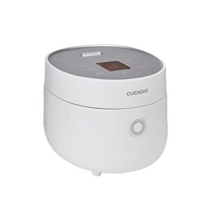 CUCKOO CR-0675F | 6-Cup (Uncooked) Micom Rice Cooker | 13 Menu Options: Quinoa, Oatmeal, Brown Rice & More, Touch-Screen, Nonstick Inner Pot | White