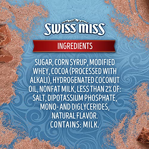 Swiss Miss Milk Chocolate Flavored Hot Cocoa Mix, 22.23 OZ Canister