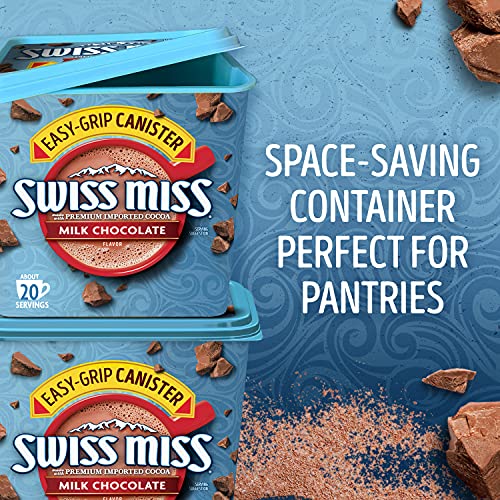 Swiss Miss Milk Chocolate Flavored Hot Cocoa Mix, 22.23 OZ Canister