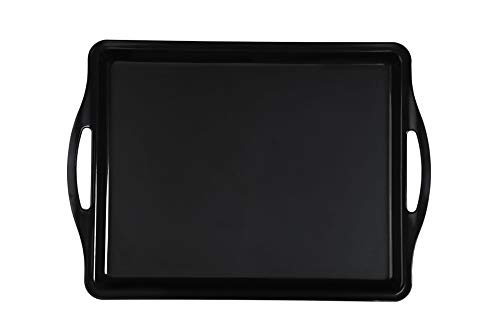 Mintra Home Durable Serving Tray (1pk, Black)