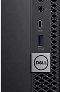 Dell Optiplex 7060 Micro MFF Desktop PC Intel i7-8700T 6-Cores 2.40GHz 16GB DDR4 New 256GB M.2 NVMe SSD WiFi BT HDMI New Dell KB & Mouse Windows 10 Pro (Renewed)