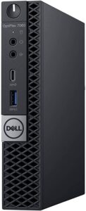 dell optiplex 7060 micro mff desktop pc intel i7-8700t 6-cores 2.40ghz 32gb ddr4 new 1tb m.2 nvme ssd + 1tb sata ssd, wifi bt hdmi new kb & mouse windows 10 pro (renewed)