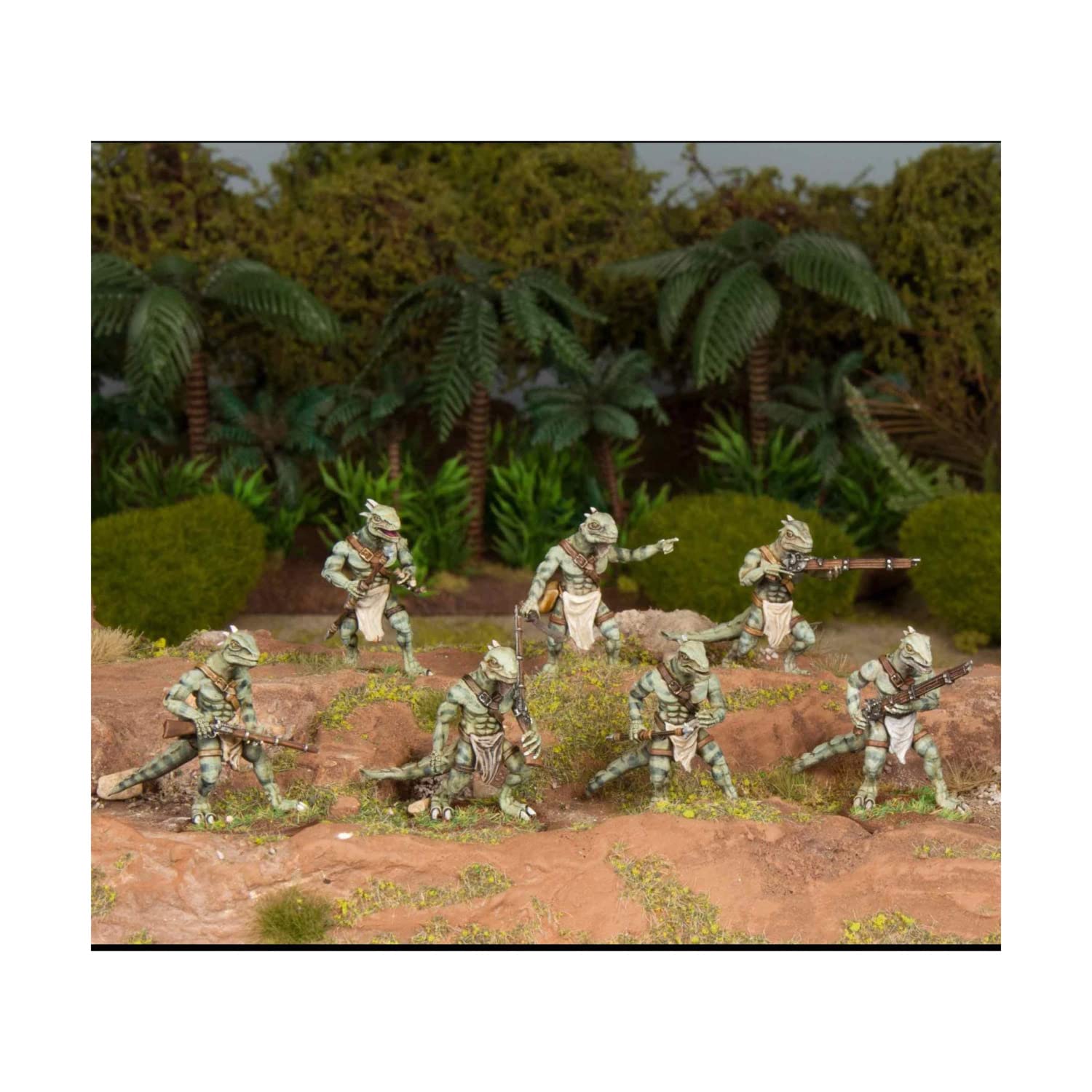 Classic Fantasy: Lizardmen (24Multi Part Hard Plastic 28mm Figures)