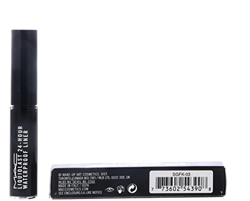 MAC Liquidlast Liner in Point Black - Full Size Liquid Liner New No Box