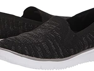 Propét Travel Fit Slip-On Black/Charcoal 9 X (2E)