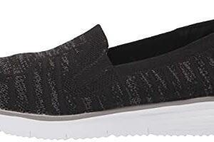 Propét Travel Fit Slip-On Black/Charcoal 9 X (2E)